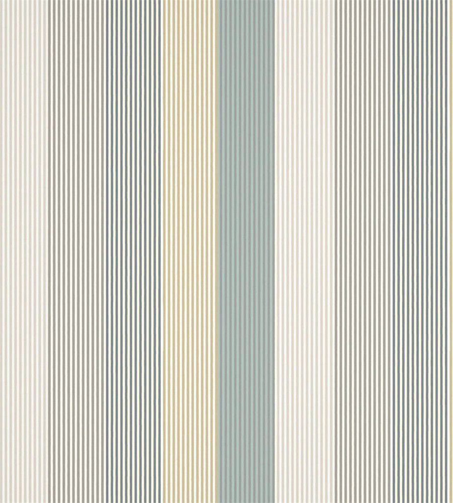 Harlequin Funfair Stripe Calico-Cloud-Pebble-Duckegg textil | Paisley ...